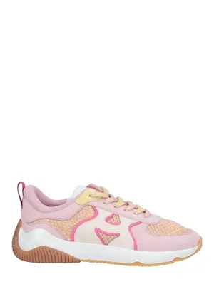 Hogan Light Leather & Textile Sneakers - Pink
