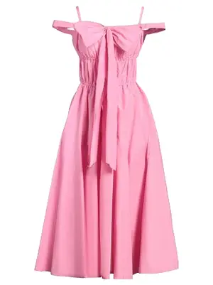 Patou Flared Maxi Dress - Pink