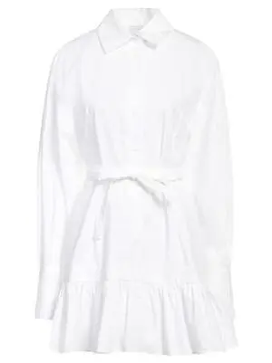 Patou Mini Shirt Dress - White