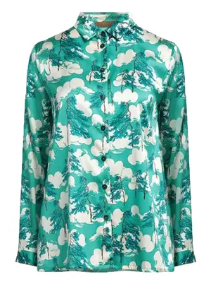 SIYU SIYU Long-Sleeved Shirt Blue