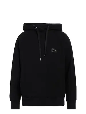 Neil Barrett Cotton Fleece Sweatshirt With Logo - Black