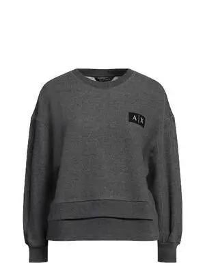 Armani Exchange Sweatshirt In Cotton And Polyester Grey