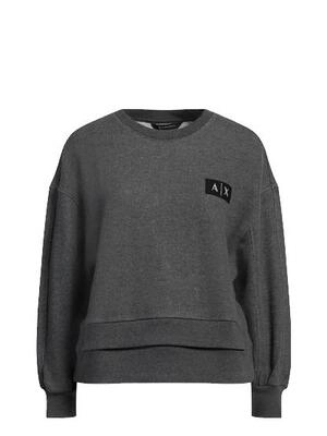 Armani Exchange Sweatshirt In Cotton And Polyester Lead