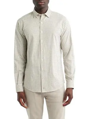 Johnnie-o Westwood Plaid Button-up Shirt Hazelnut