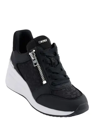 Dkny Kalina Wedge Sneakers Black