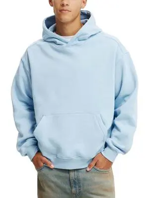 COTTON ON Box Fit Hoodie Pearl Blue