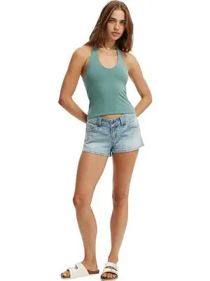 COTTON ON Cotton On V-Neck Halter Top Cloudy Jade