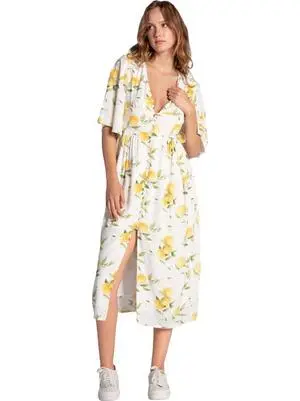 BELLE & BLOOM Belle & Bloom Love Button-Up Midi Dress