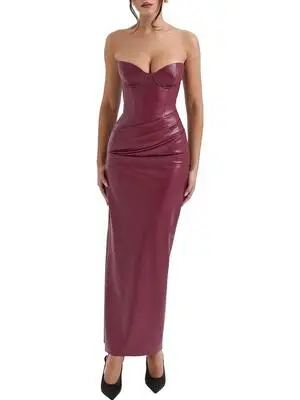 light pink elegant dress La Femme 32737 Long Formal Dress Dusty Pink / 6 main image 1