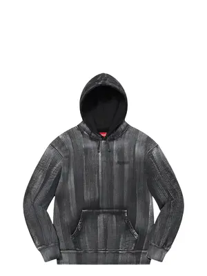 Supreme Brush Stroke Hooded Sweatshirt - Black