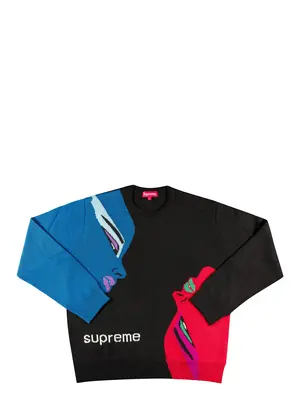 Supreme Supreme Faces Sweater Black