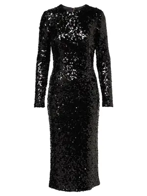 DOLCE & GABBANA Dolce&Gabbana Sequined Midi Dress