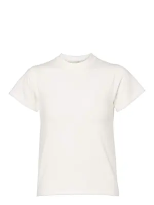 THE ROW Tommy Cotton And Silk Top - White