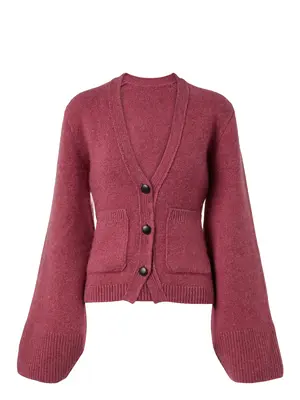 Khaite Scarlet Cashmere Cardigan - Pink
