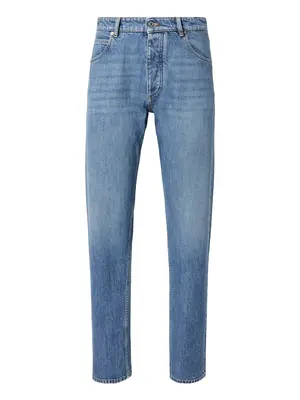 Bottega Veneta Mid-rise Straight Jeans - Blue