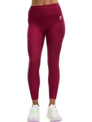 PELOTON Cadent High Rise Pocket Legging 25" Beet Red