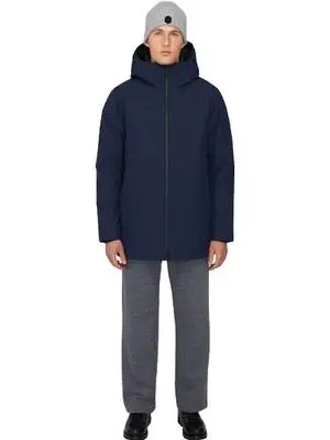 QUARTZ CO. Quartz Co. Jules Hooded Down Winter Jacket True Navy