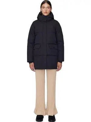 QUARTZ CO. Quartz Co. Chloe Hooded Down Jacket Black