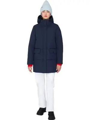 QUARTZ CO. Quartz Co. Chloe Hooded Down Jacket True Navy