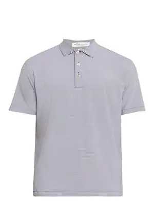 Peter Millar Jubilee Stripe Stretch-jersey Polo Shirt Navy