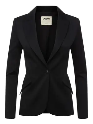 L'Agence Chamberlain Single-breasted Blazer - Black