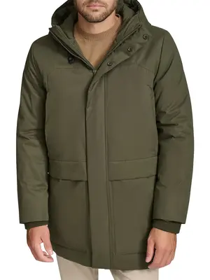 Andrew Marc Sueded Midweight Jacket - Olive