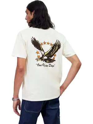 Madewell One Of These Days Screaming Eagle Graphic Tee - Bone