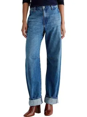 Ag Mercer High-rise Barrel Jeans - Nouveau