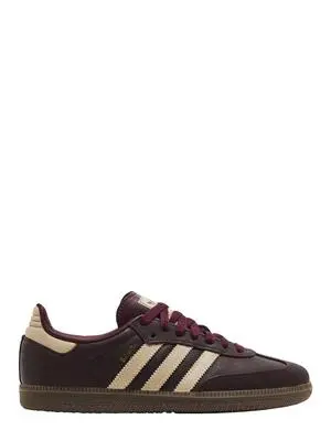 Adidas Leather Samba Sneakers - Red