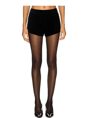 LOVERS AND FRIENDS Savannah Velvet Short - Black