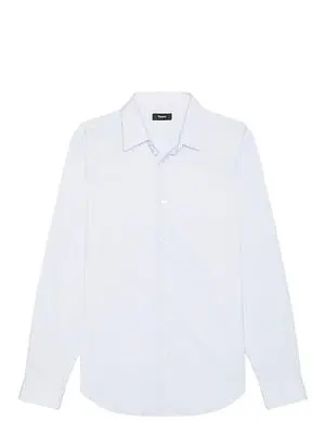 Theory Sylvain Wealth Shirt In Baby Blue - Olympic