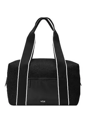 Victoria's Secret Vsx Mesh Snap Duffle Bag - Black