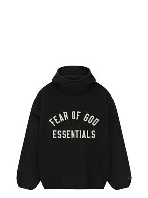 Fear Of God Essentials Brushed Hoodie - Black