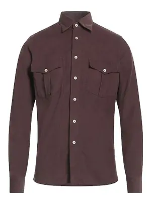 ALESSANDRO GHERARDI Shirt Dark Size Cotton - Brown