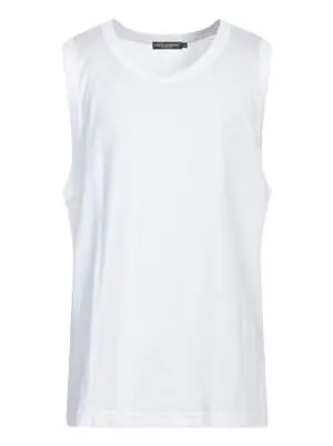 Dolce & Gabbana Tank Top Size Cotton - White