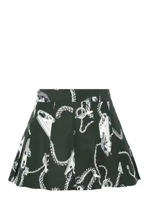Burberry Taffeta Shorts - Green