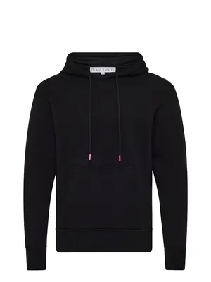 JW Anderson Lace-panel Hoodie - Black