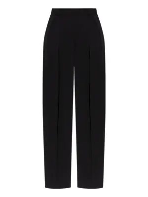 Sportmax Loose-fit Long-leg Trousers - Black