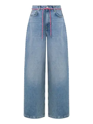 Moschino Wide-leg Jeans - Blue