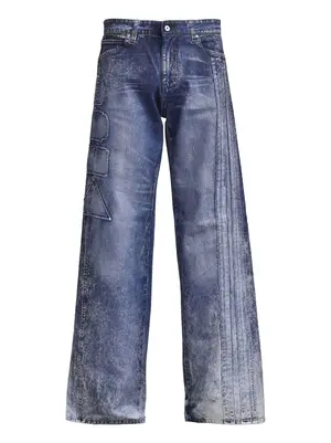 PDF Wide-leg Jeans - Blue