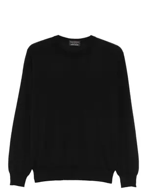 DELL'OGLIO Fine-knit Sweater - Black
