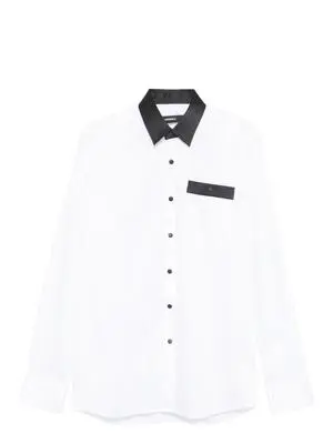 Karl Lagerfeld Contrasting-collar Shirt - White