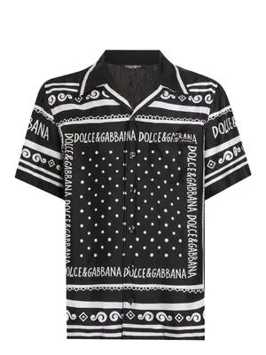Dolce & Gabbana Printed Shirt - Black