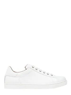 GIANVITO ROSSI Leather Sneakers - White