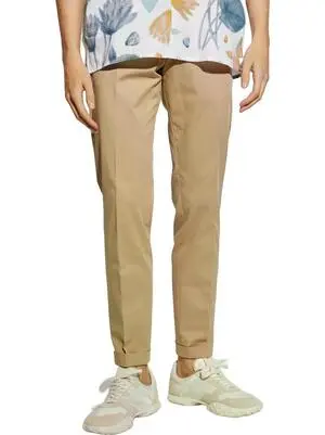 Paul Smith Stretch-cotton Chinos Neutrals