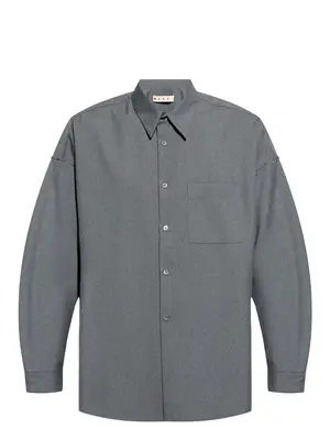 Marni Wool Shirt - Grey