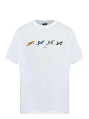 Paul Smith Row Multi T-shirt - White