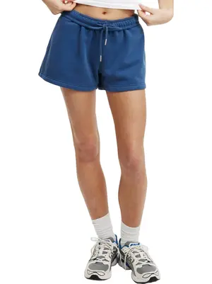 Cotton:on Active Plush Essential Gym Short Deep Blue