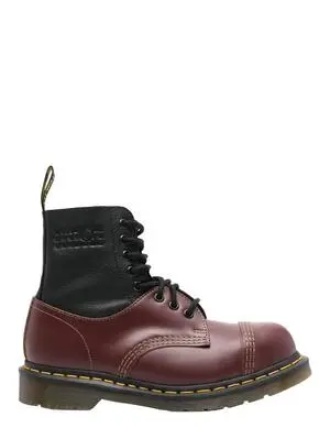 MAISON MARGIELA X Dr Martens Ankle Boots - Oxblood/black