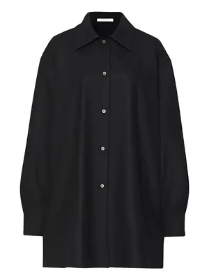 THE ROW Komako Shirt - Black